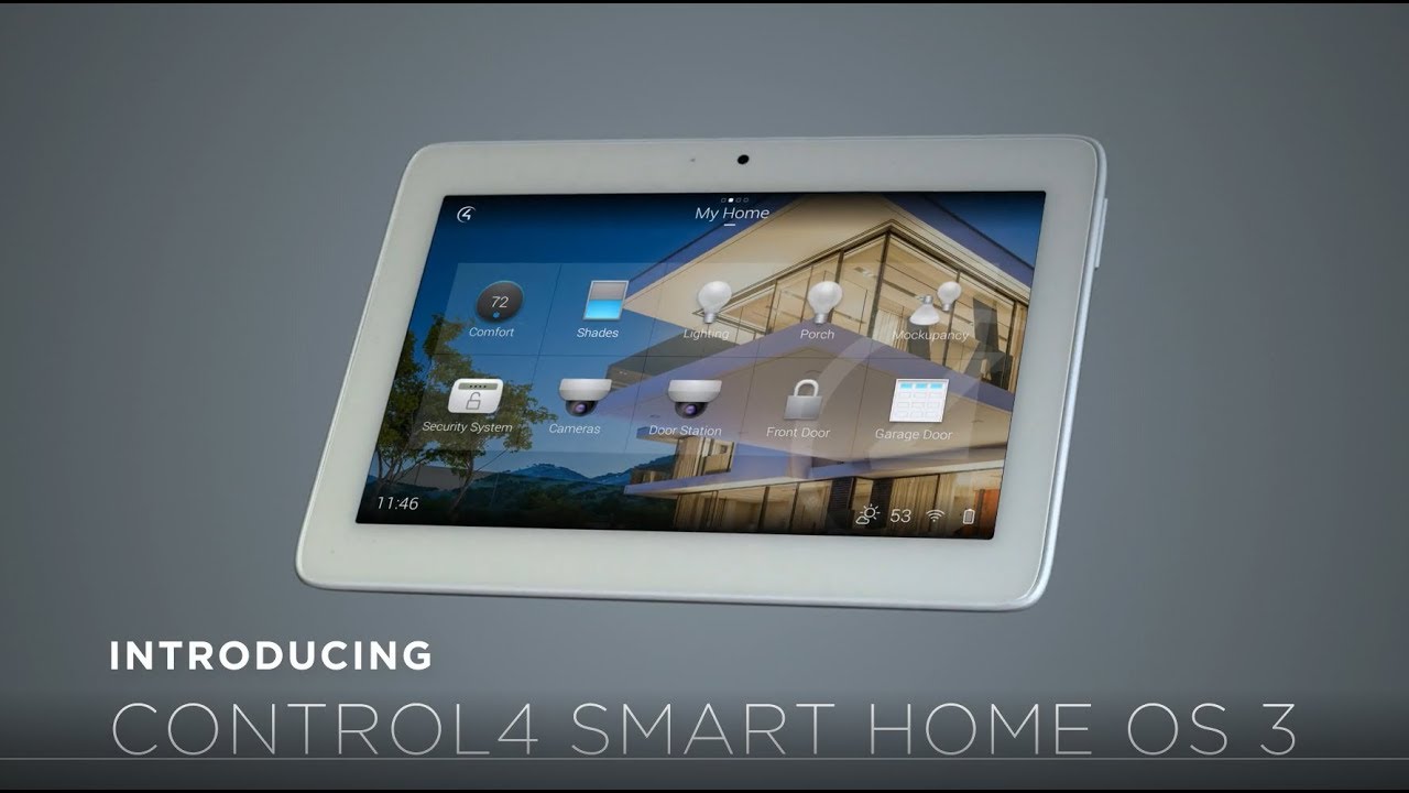 Control4 OS3 GUI - YouTube
