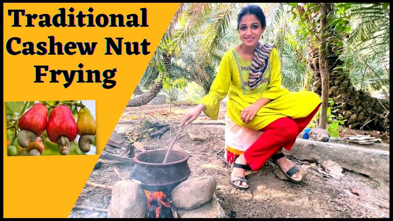 Traditional Method of Cashew Nut Processing | Home made Cashew Nut ...