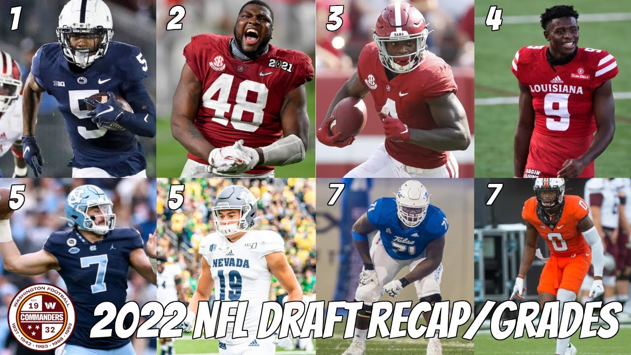 2022 Washington Commanders Draft Recap/Grades!! Q/A With Subs!! - YouTube