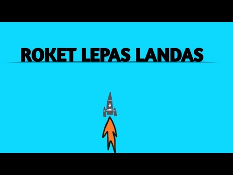 Animasi Roket lepas Landas #animation