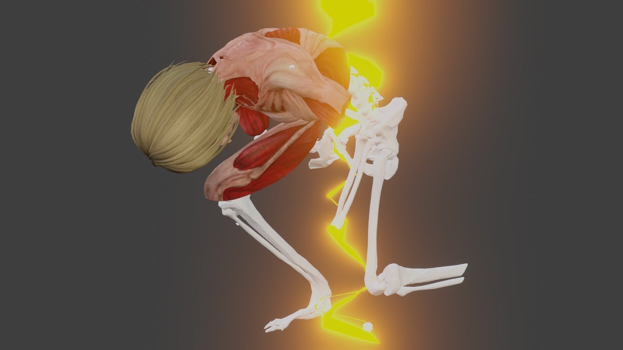 Female Titan Transformation Test - YouTube