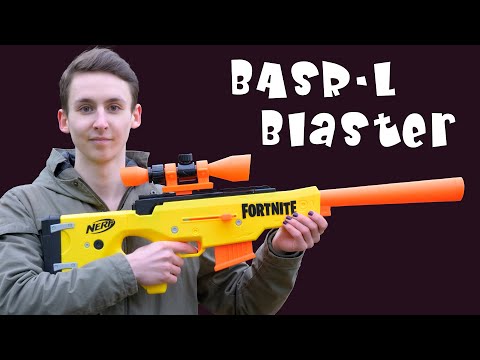 Nerf Fortnite Sniper BASR-L - Unboxing, Review & Test im Garten | MagicBiber [deutsch]
