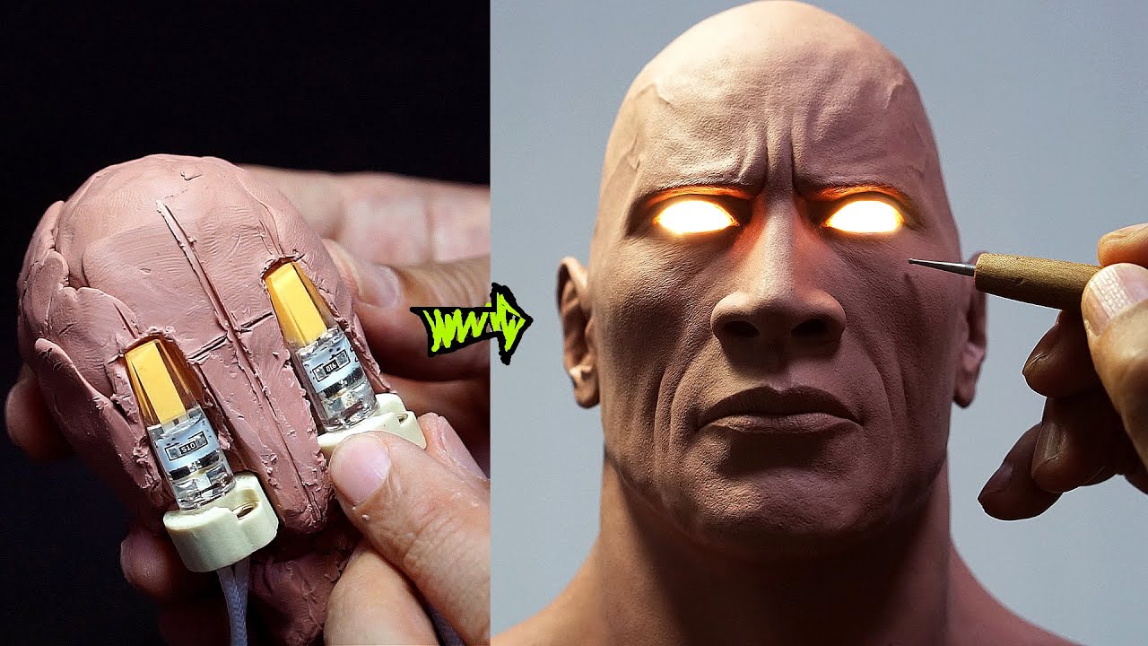 The Rock - Dwayne Johnson DC Super Hero (2022) Black Adam Sculpture ...