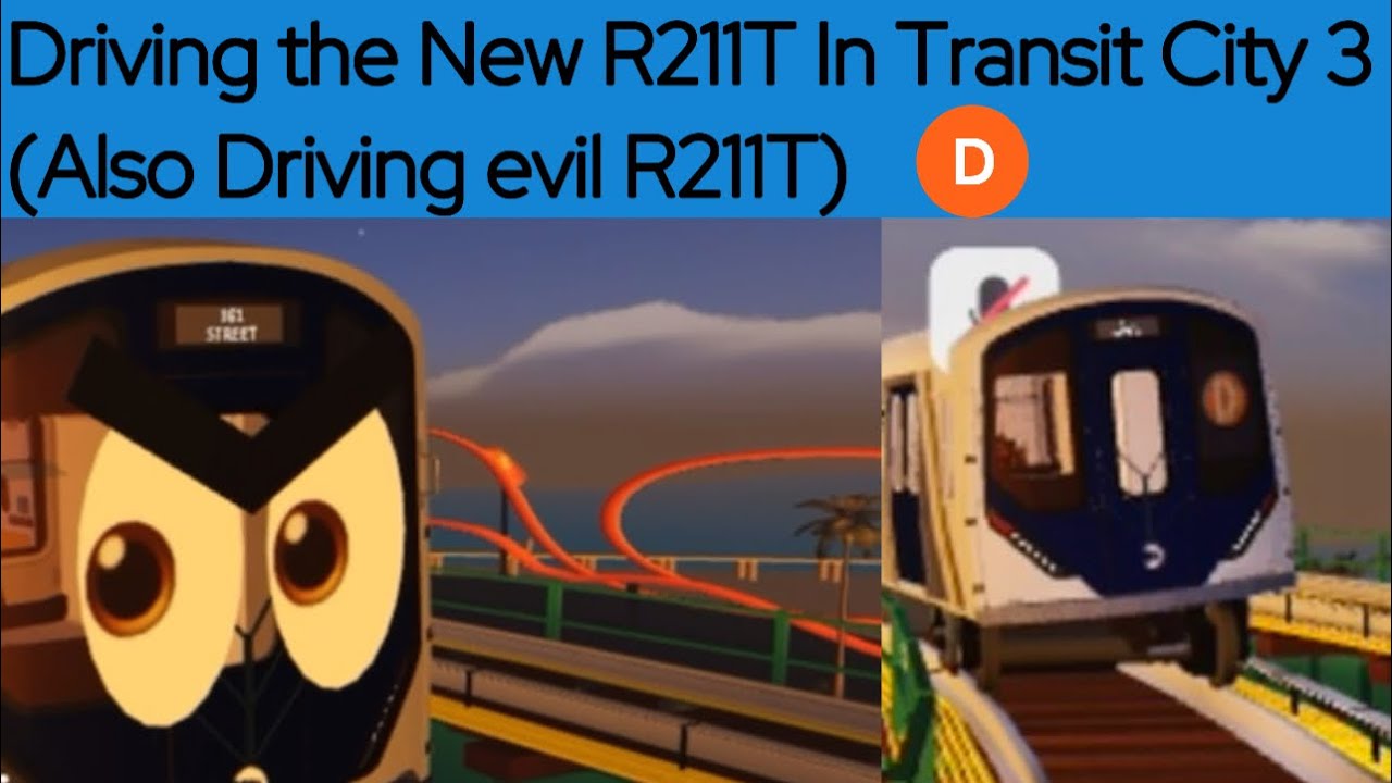 Driving the New R211T in Transit City 3 ( Also bought Evil R211T) - YouTube