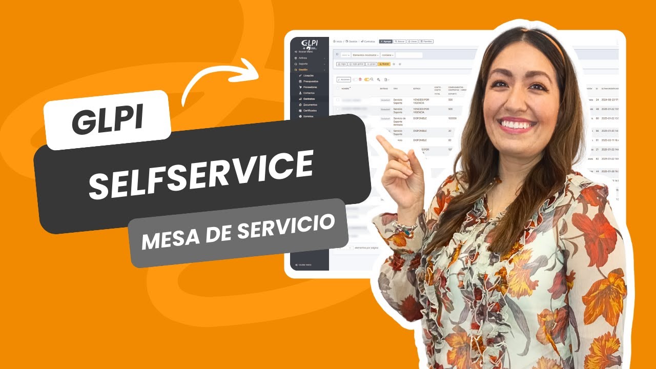 GLPI Self-Service: Portal de autoservicio para mesas de ayuda y soporte TI #glpi #globalsoft ...