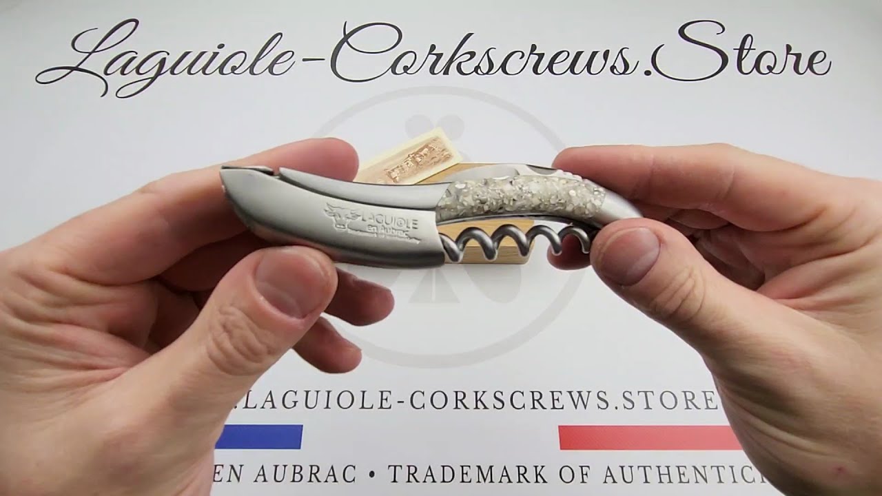 Laguiole Corkscrew Oyster Shells By Laguiole en Aubrac - YouTube