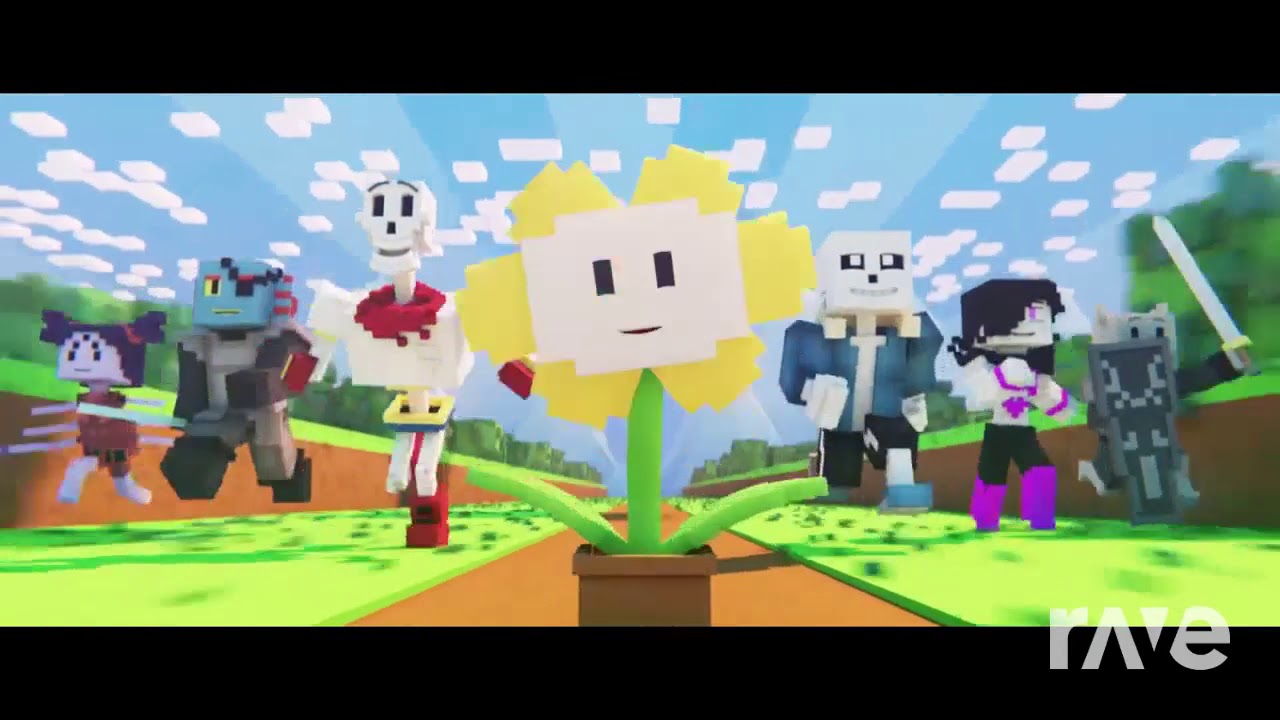Undertale Minecraft Into Darkness - I Am Flowey & Undertale Song ft ...