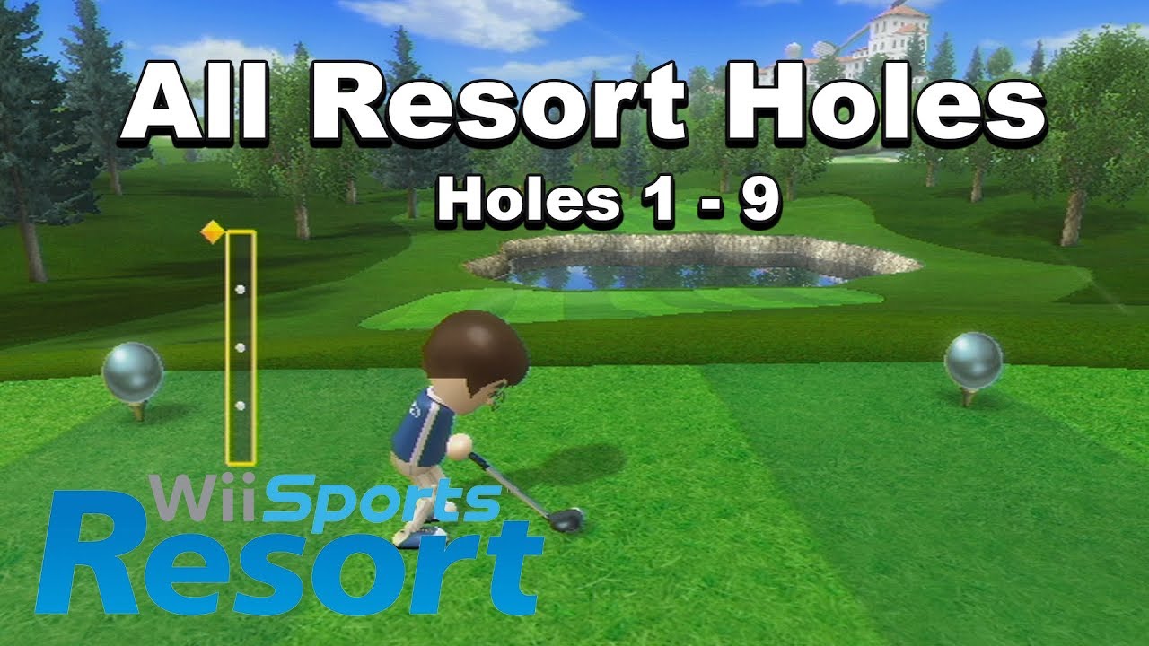 All Resort Holes - Wii Sports Resort (Golf Gameplay) - YouTube