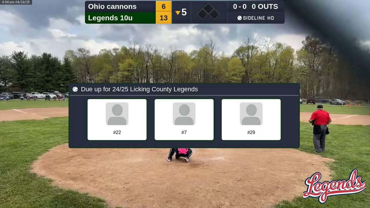 Legends 10u vs. Ohio cannons (2025.04.19) - YouTube