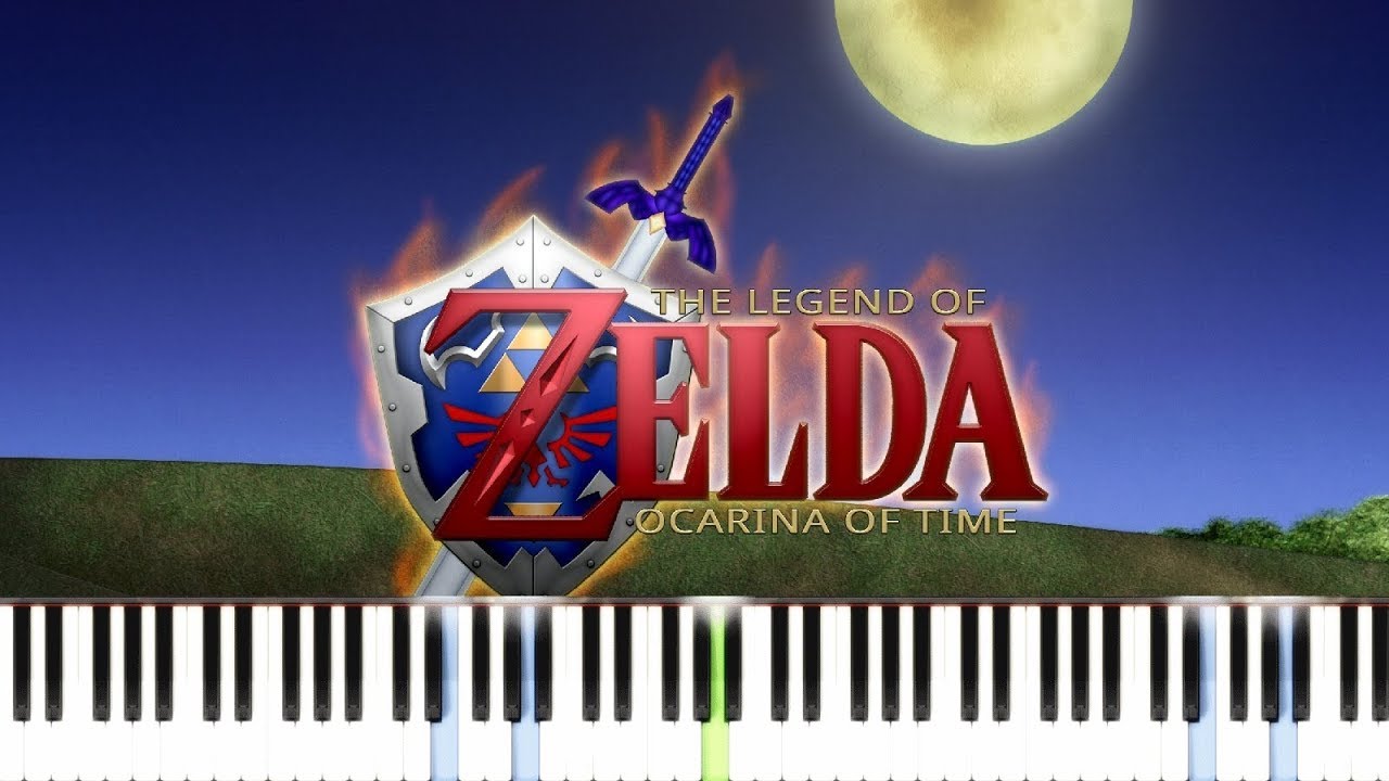 Zelda - Ocarina of Time (N64) - Lost Woods Theme / Saria's Song [Easy ...