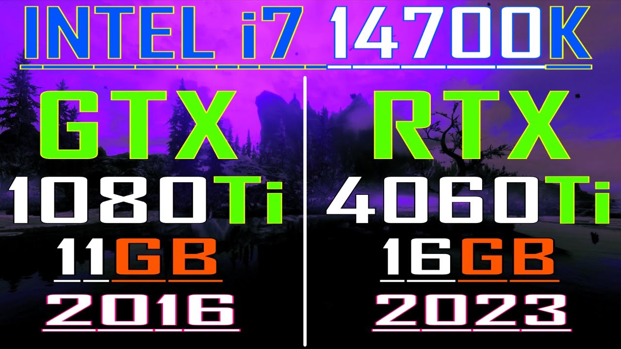 GTX 1080Ti vs RTX 4060Ti // PC GAMES BENCHMARK TEST || - YouTube