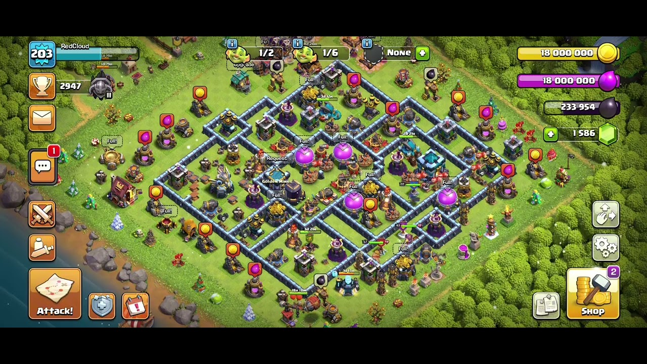 Warden Walk TH 13 + fireball/Super witch - YouTube