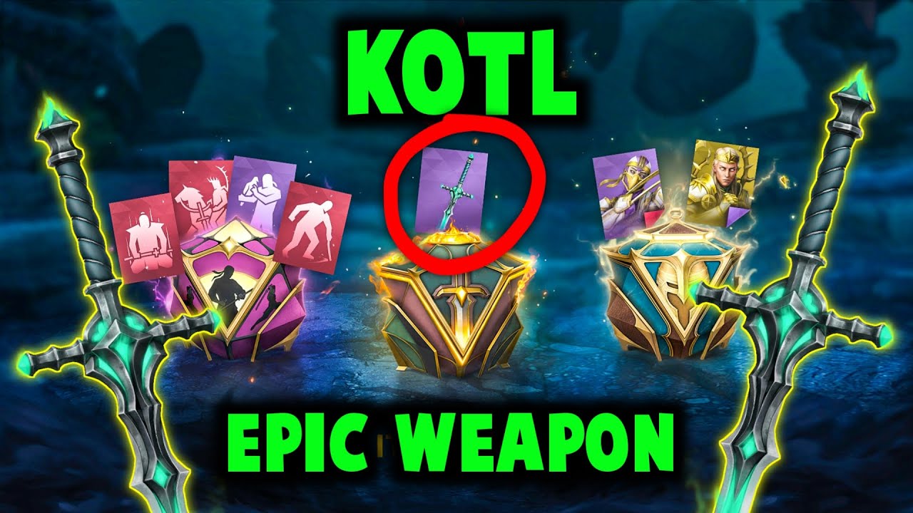 King of the legion epic weapon in chest • Shadow fight arena - YouTube