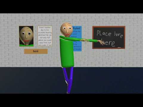 I just got bored so i make an animation of Baldi dancing to i ...