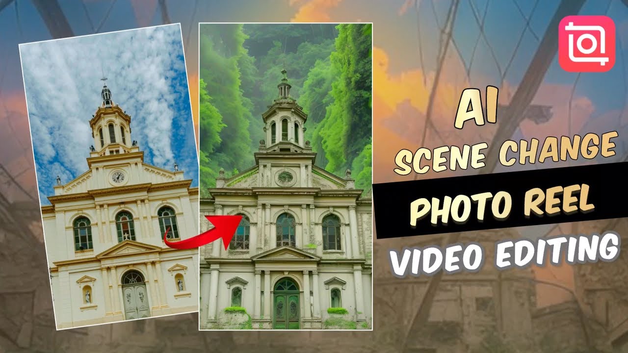 Ai Scene Change Photo Reel Video Editing (InShot Tutorial) - YouTube