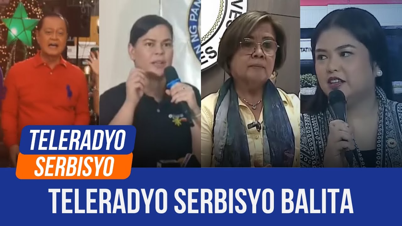 Teleradyo Serbisyo Balita | Teleradyo Serbisyo (03 December 2024) - YouTube