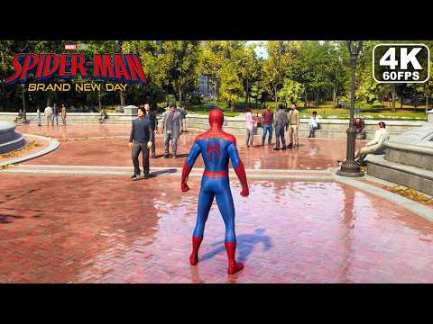 Marvel's Spider-Man 2 Brand New Day Suit Free Roam Gameplay PS5
