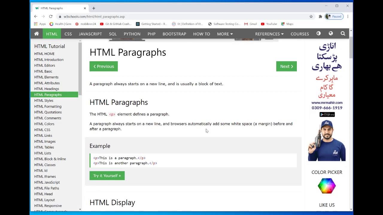 HTML Tutorial(Part-2) - YouTube