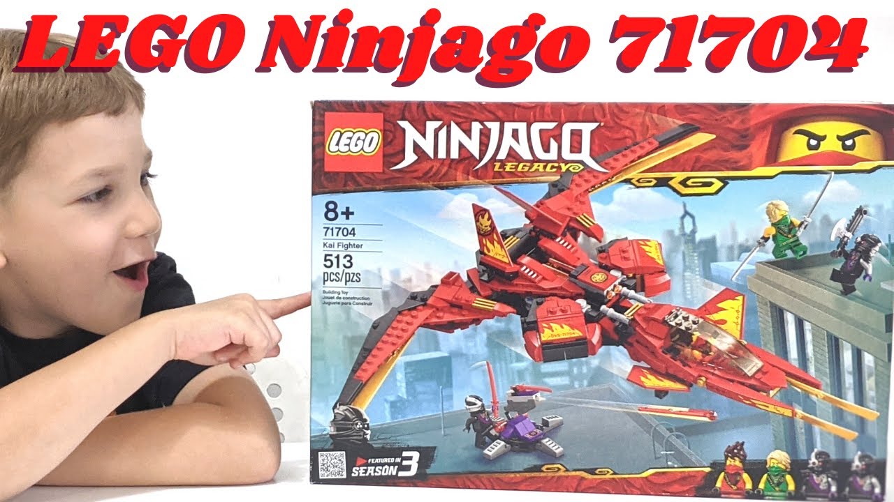 LEGO Ninjago 71704 Kai Fighter, 513Pieces, Unboxing Speed Build - YouTube