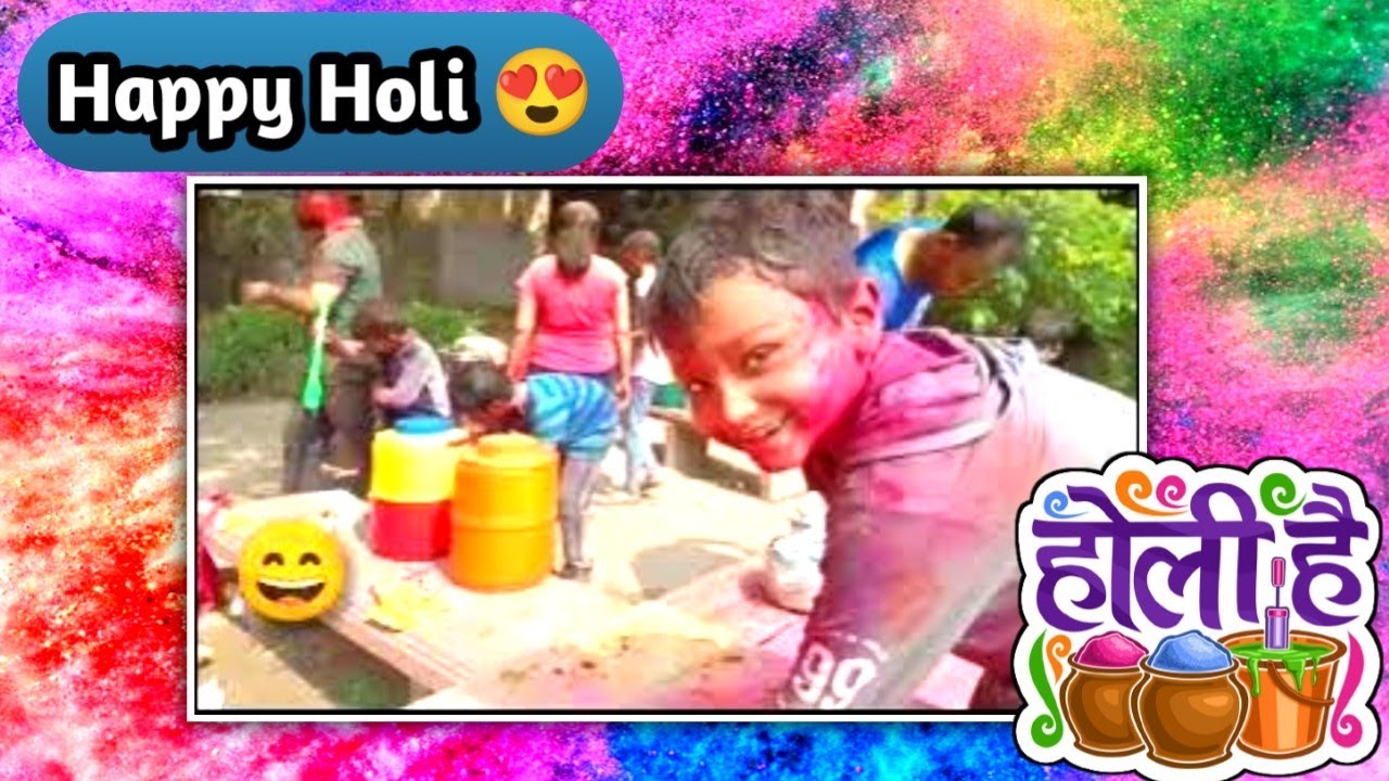 Happy Holi Vlog Celebration 😍 | Park में खेली खूब होली 🎨 | सबको Rang ...
