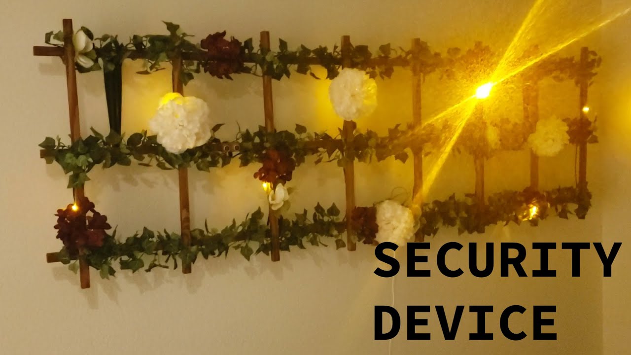 Creating a Wall Decoration That Doubles As A Home Security Device - YouTube