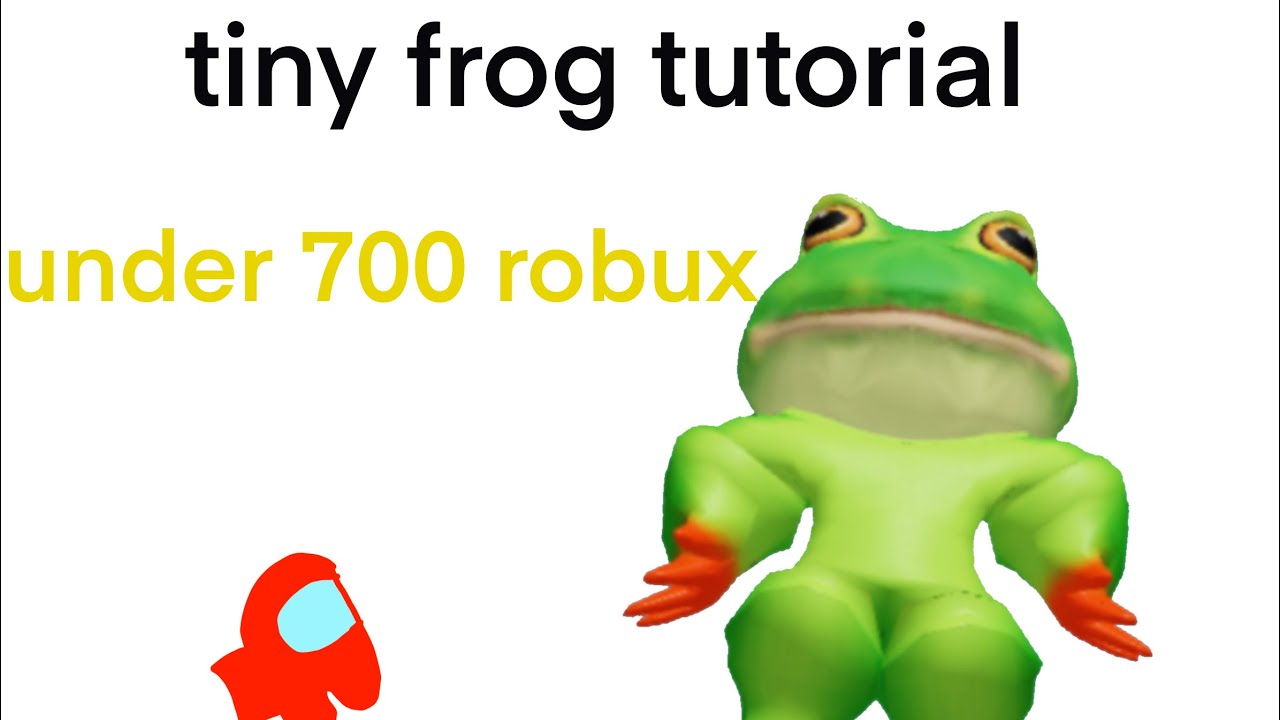 How to make the tiny frog costume tutorial 🐸 #roblox - YouTube