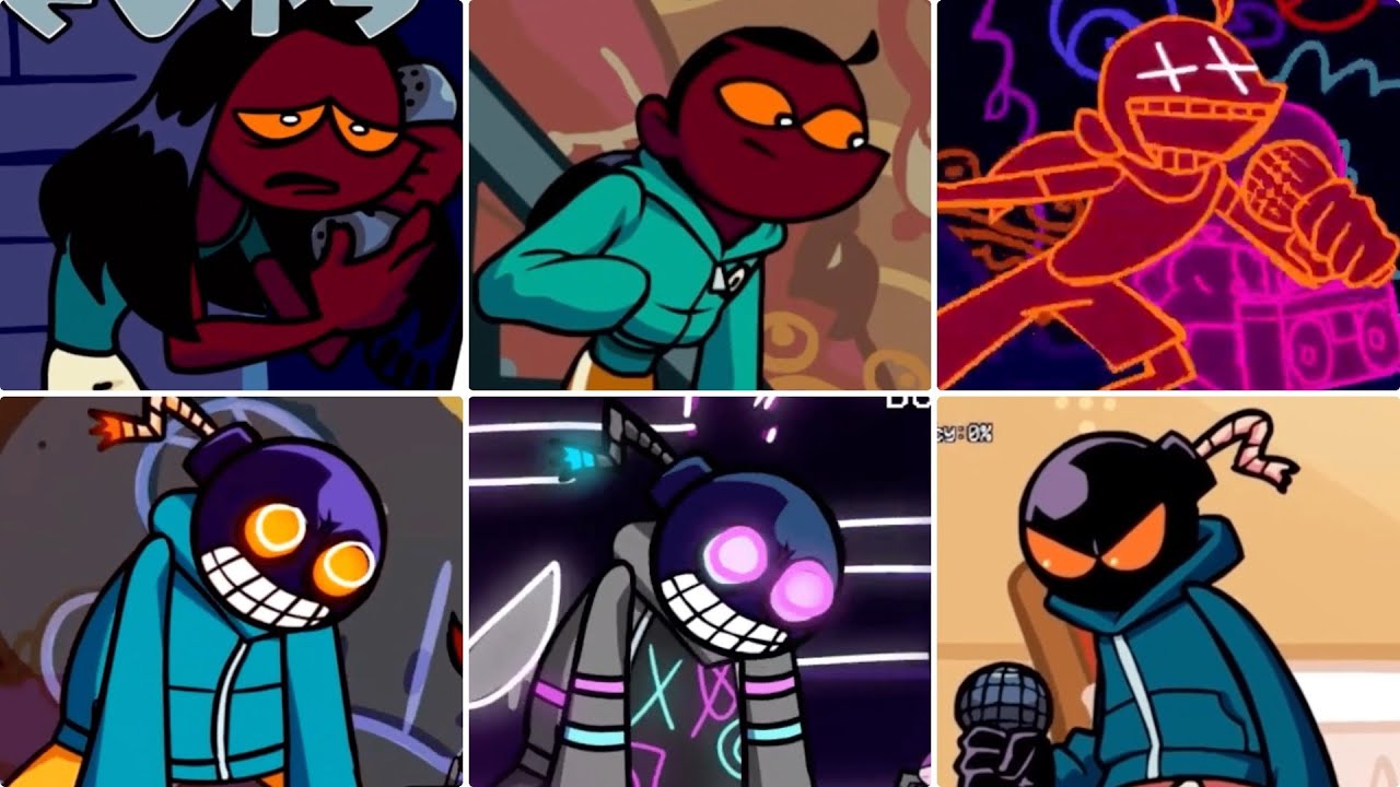 Friday Night Funkin-Top 6 Whitty Phases - YouTube