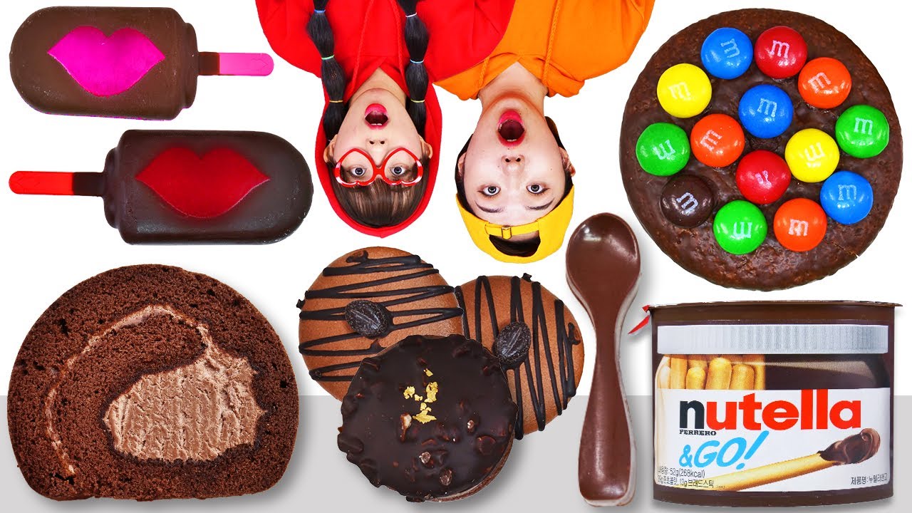 Chocolate Dessert Mukbang Labeat - YouTube