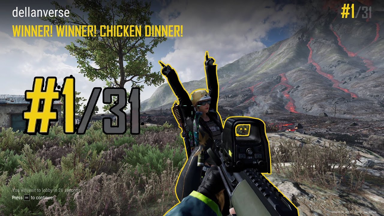 Running Simulator - PUBG win!! - YouTube