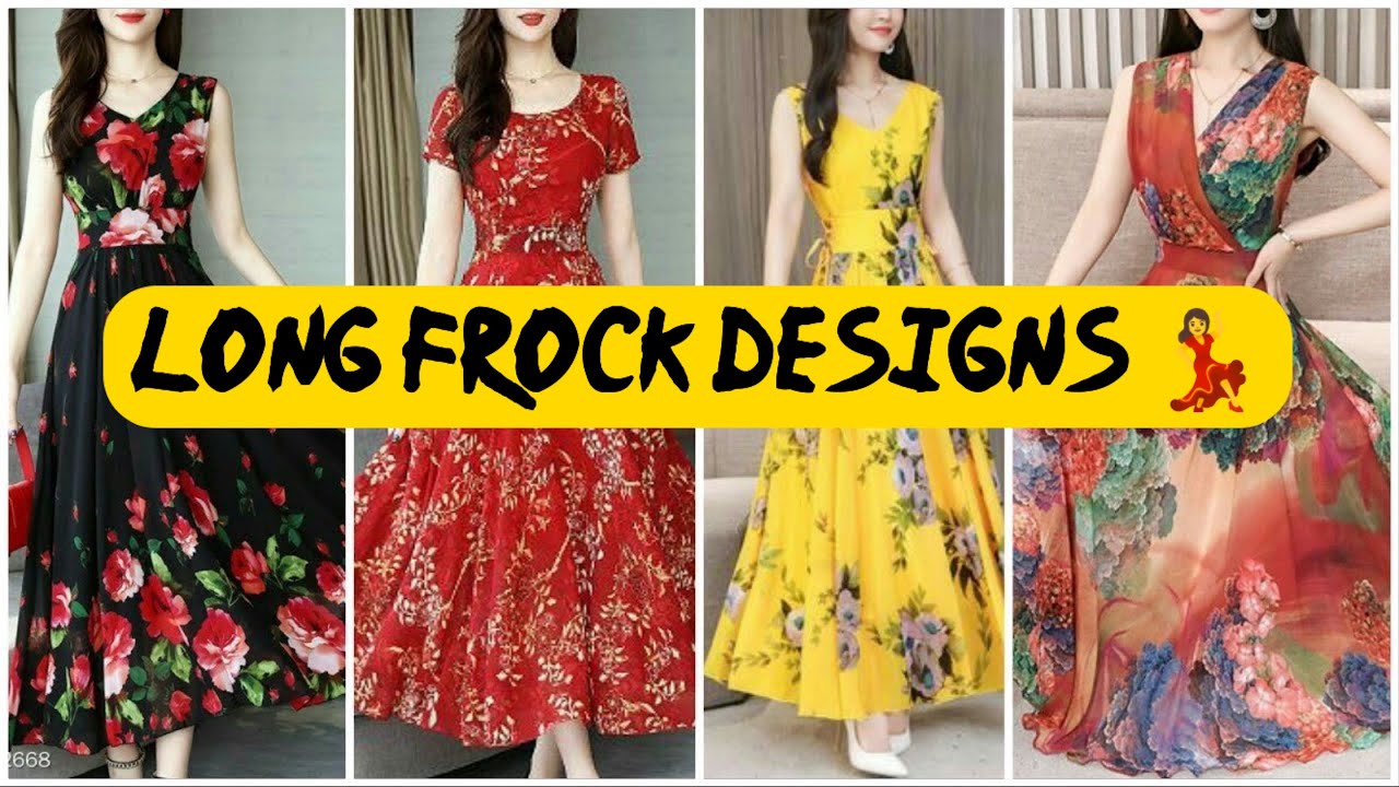 Most trendy long frock designs||long frock designing ideas||stylish ...