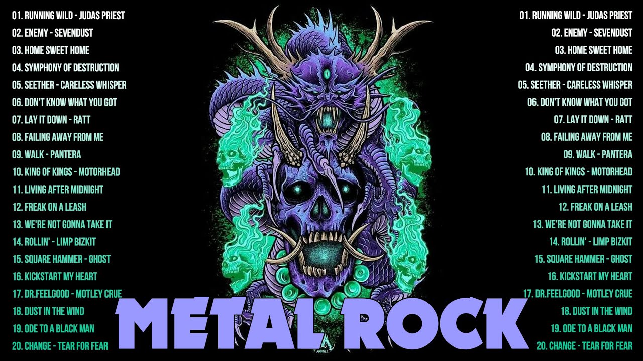 Metal Rock Collection || Mix 80s 90s Metal Rock || Motley Crue, Ozzy ...