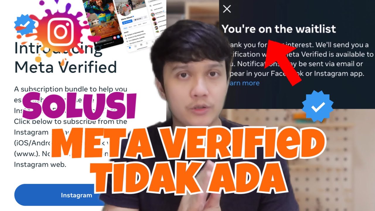 MELURUSKAN | SOLUSI TOMBOL META VERIFIED TIDAK MUNCUL | SOLUSI GA BISA DAFTAR CENTANG BIRU ...