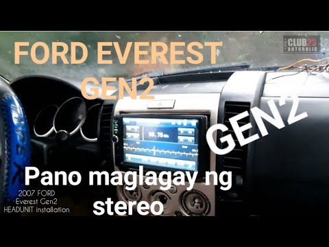 FORD EVEREST 2007 GEN2 2DIN HEAD-UNIT STEP BY STEP INSTALLATION - YouTube