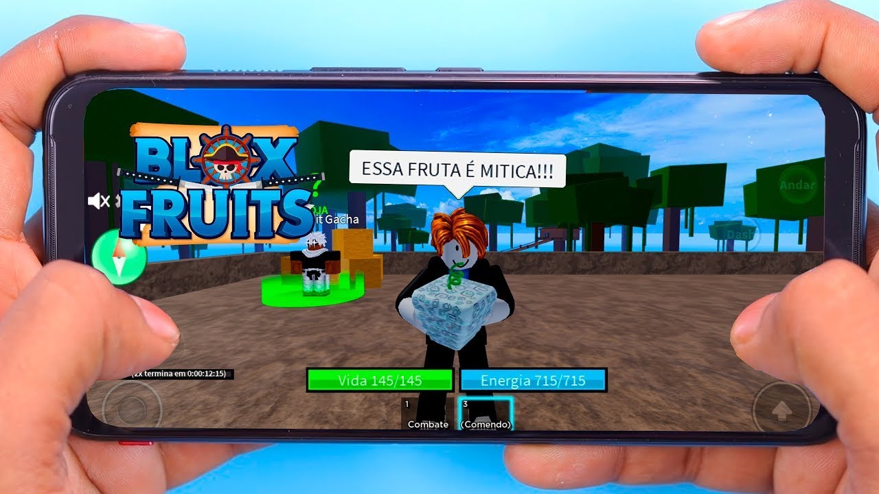 Jogando Pela PRIMEIRA vez Blox Fruits MOBILE - YouTube