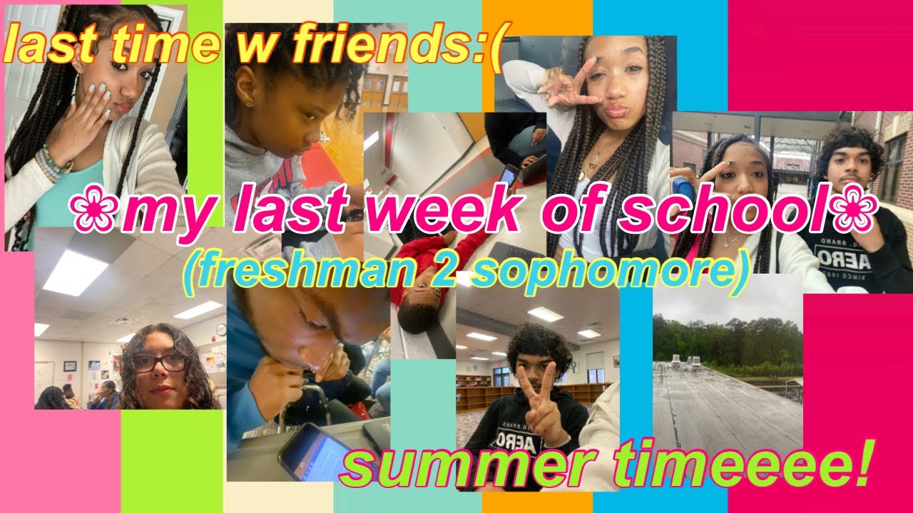 MY LAST WEEK OF SCHOOL!!! (as a freshman)🏄‍♀️ - YouTube