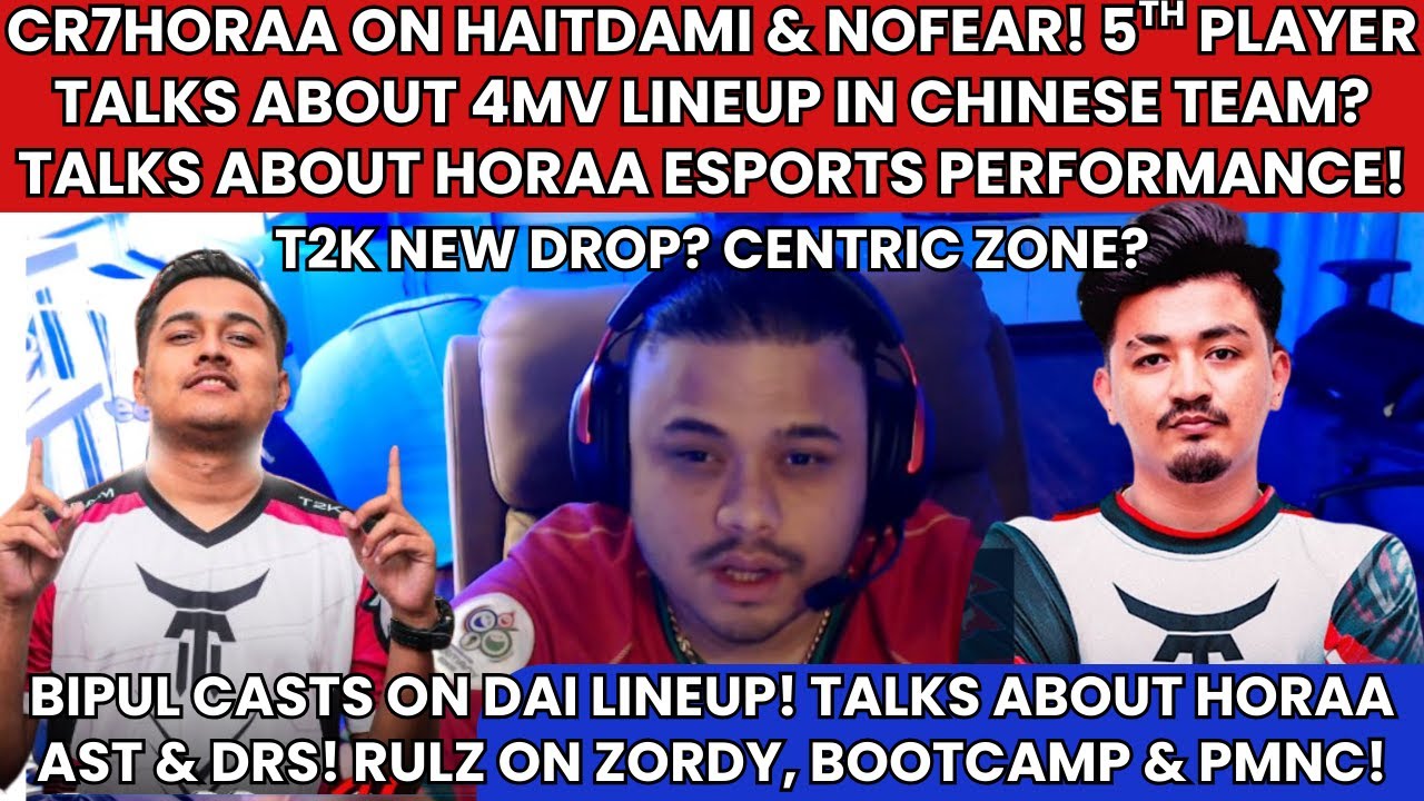 @cr7horaaYT ON HAITDAMI & NOFEAR! 5TH PLAYER? 4MV MATTER? BIPUL ON DAI ...