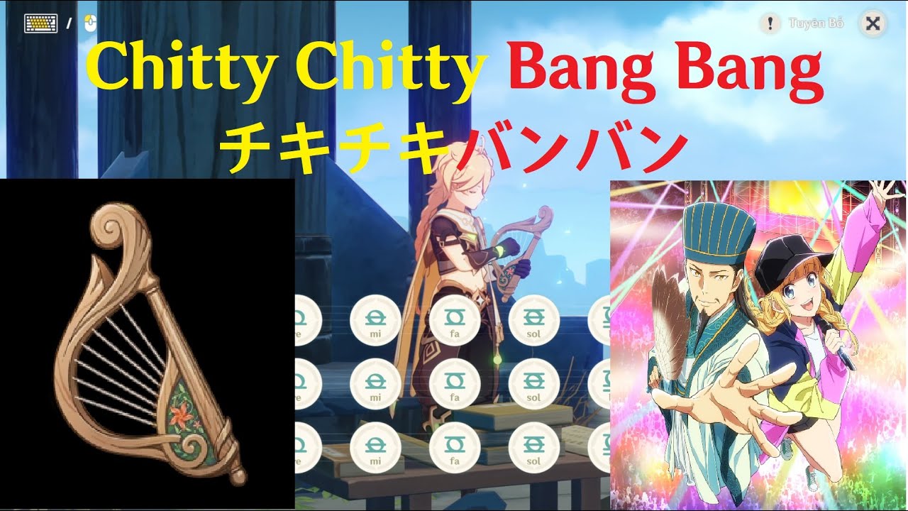 Chitty Chitty Bang Bang - チキチキバンバン | by QUEENDOM [Genshin Impact Windsong Lyre] - YouTube