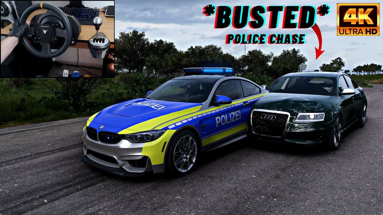 POLICE CHASE: RS6 Drug Dealer in Forza Horizon 5 | Steering Wheel ...