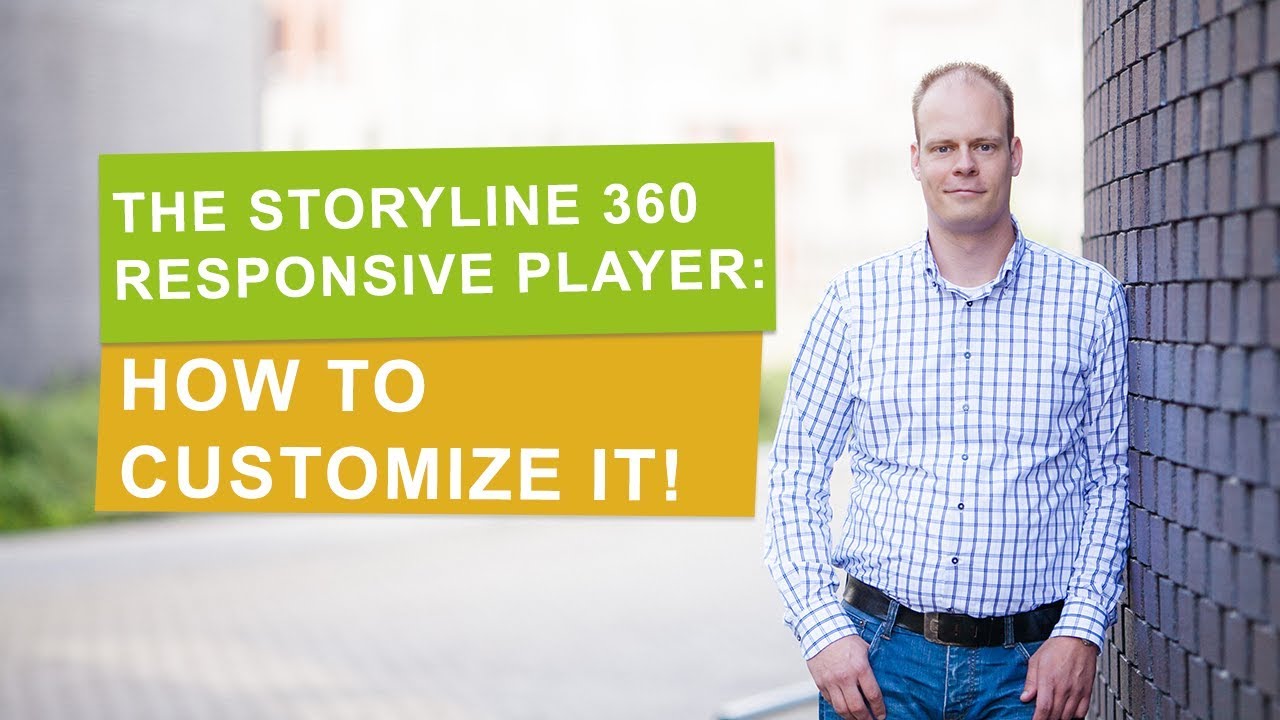 Storyline 360 Modern player: How to customize it - YouTube