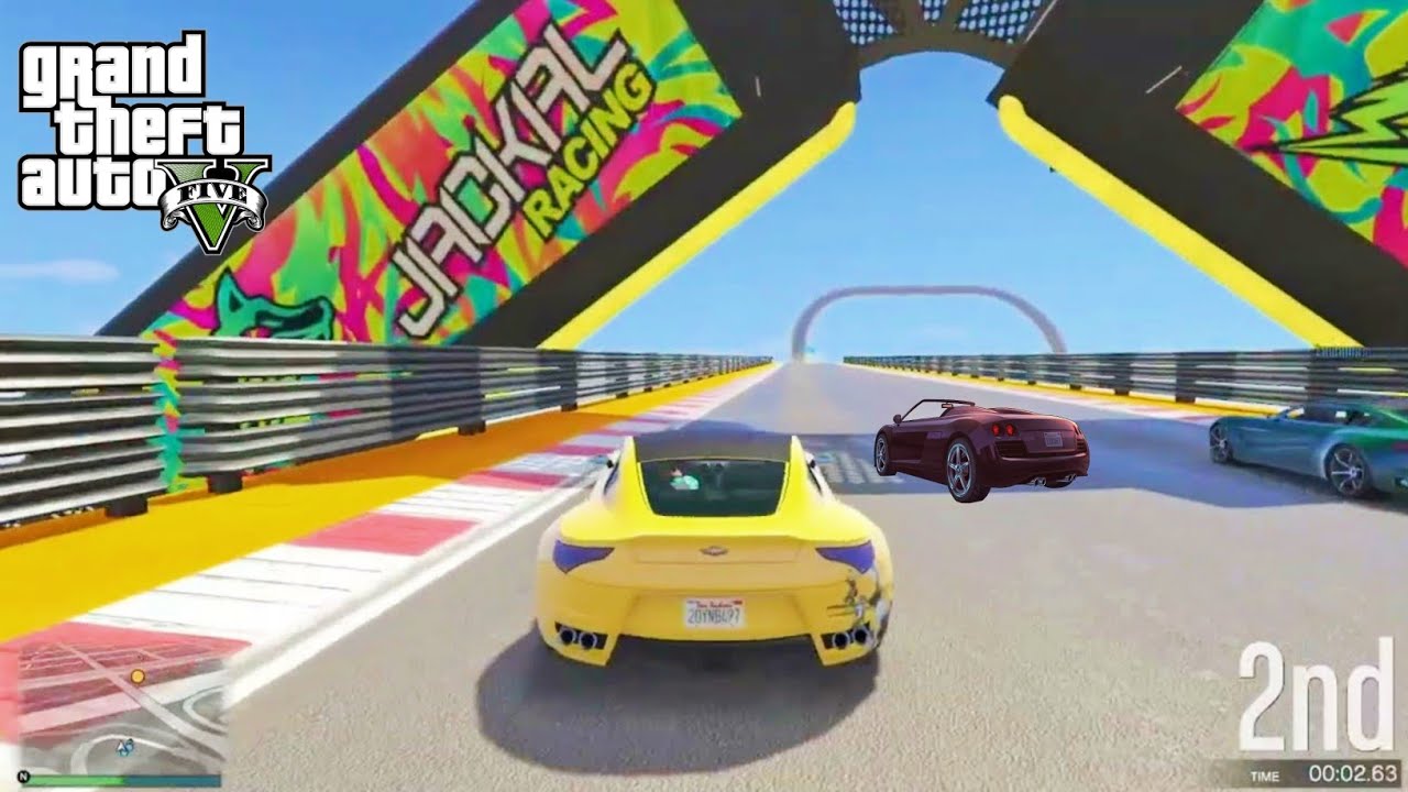 GTA V | AMAZING STUNT RACE TRANS FULL FUN GAME PALY | BRAND GAMERZ ...