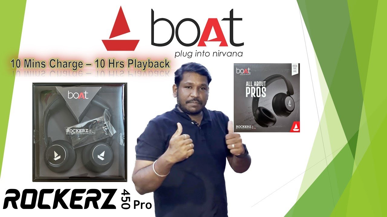 Boat Rockerz 450 Pro - On Ear Wireless Headphone - affordable price ...