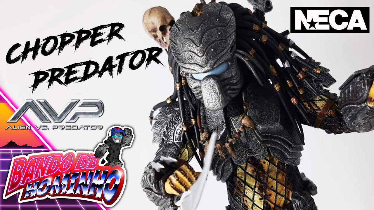 Bando de Hominho - Alien vs Predator Chopper Predator Figure da Neca ...