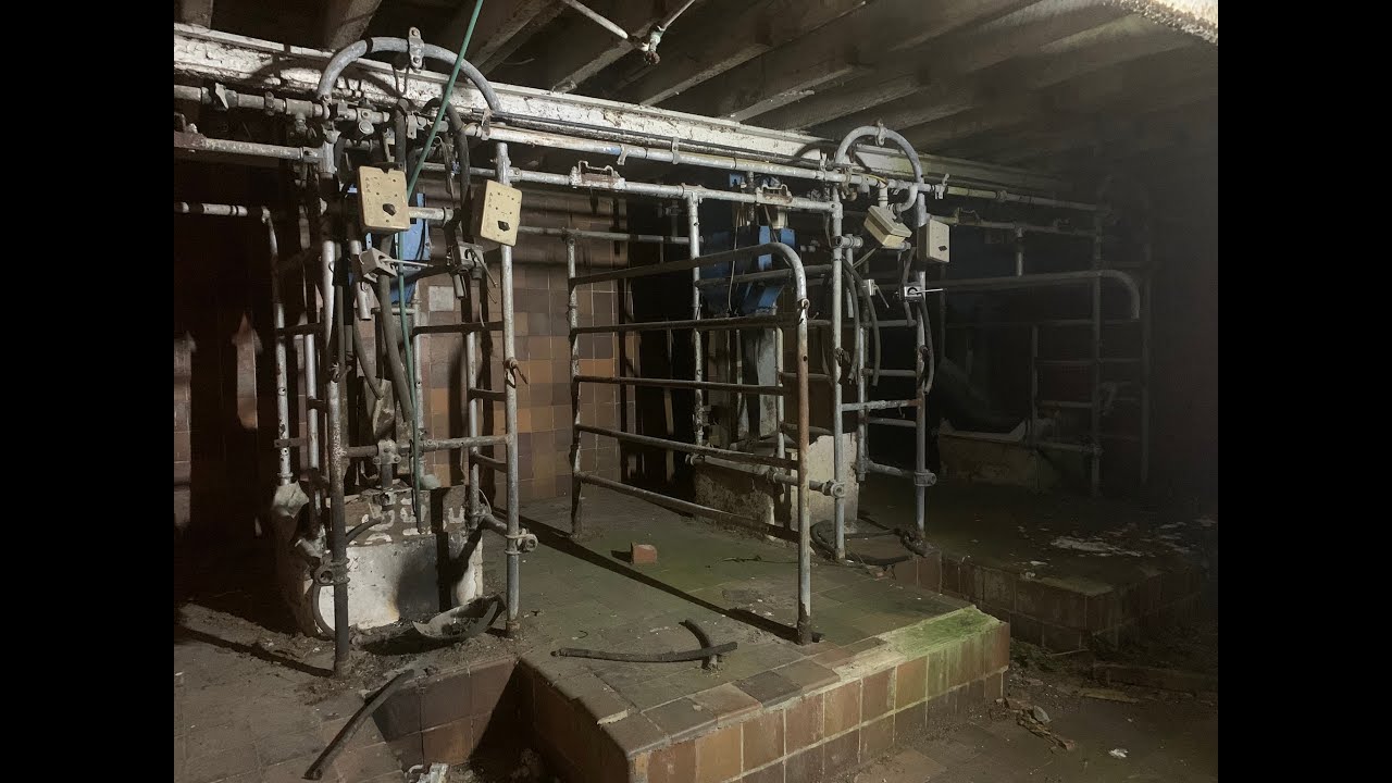 exploring an abandoned fire destroyed farm house and barns - YouTube