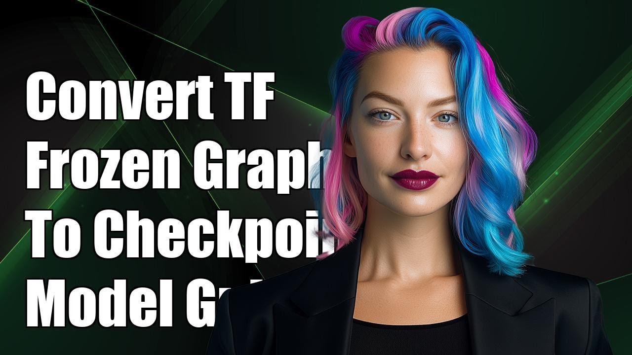 How to Convert a Frozen TensorFlow Graph to a Checkpoint Model - YouTube