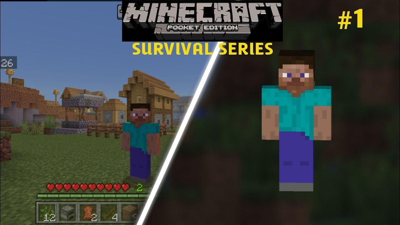 MINECRAFT FAST VEDIO SURVIVAL SERIES#1. #minecraft #viral #viralvideo # ...