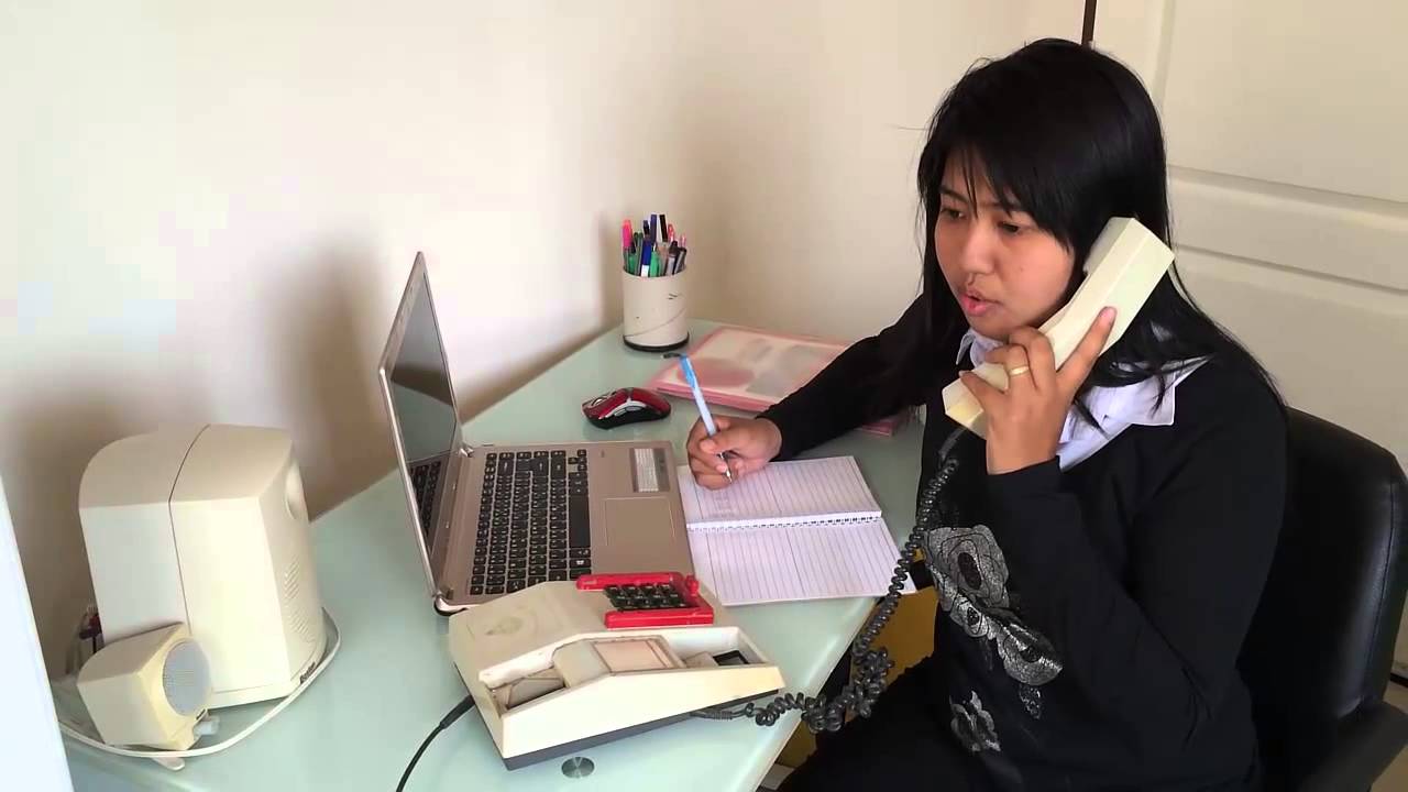 Leaving a Message on Phone - YouTube