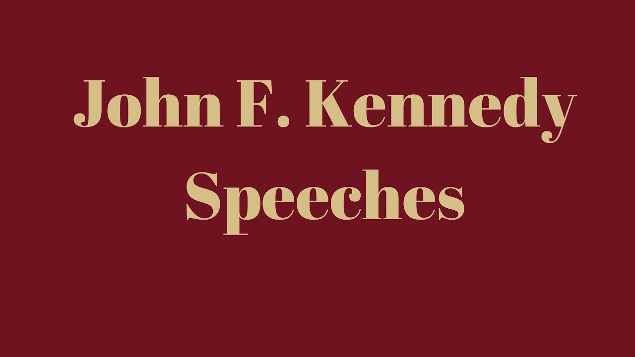 John F. Kennedy October 26, 1963 Remarks at Amherst College - YouTube