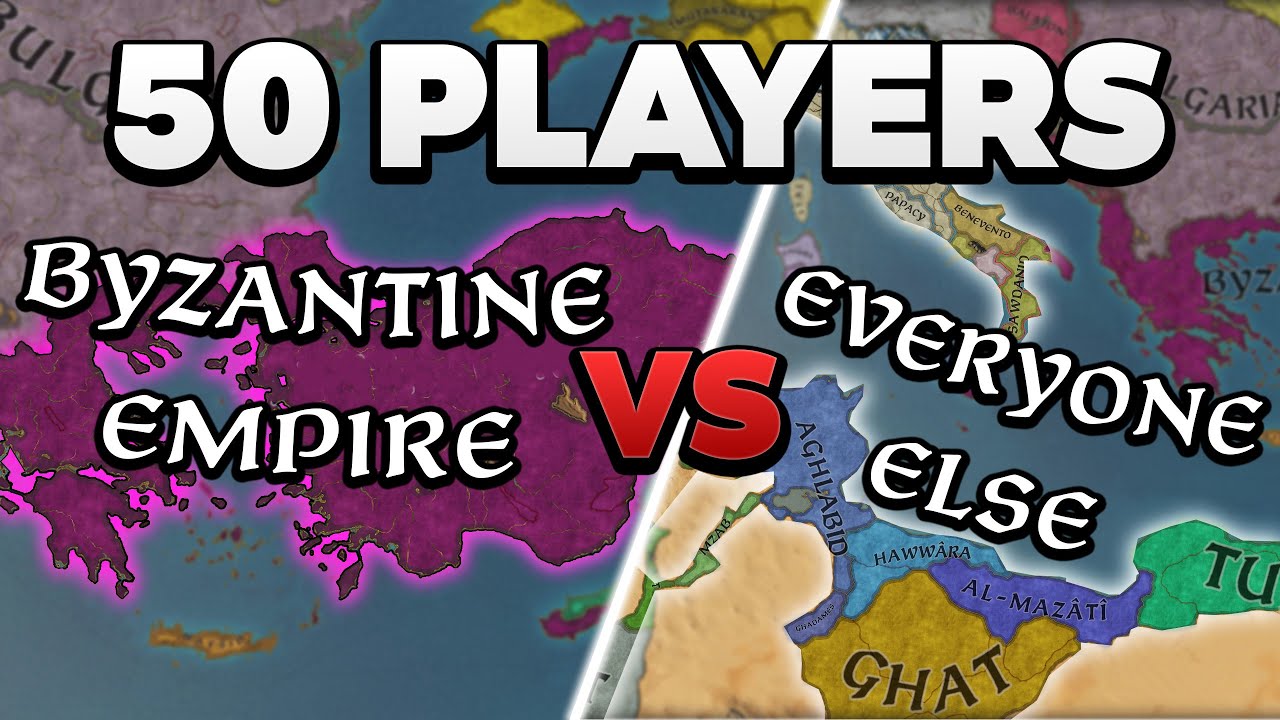 50 Players Battle to Restore the Roman Empire in CK3 Multiplayer - YouTube