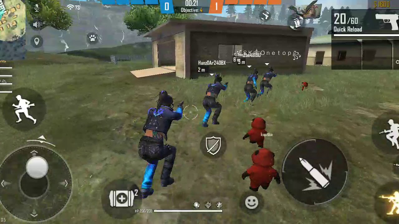 Free fire line walk - YouTube