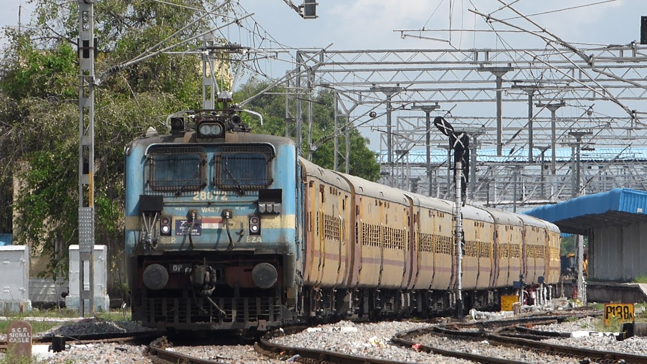 Renigunta - Guntakal passenger departing Gooty junction | # ...